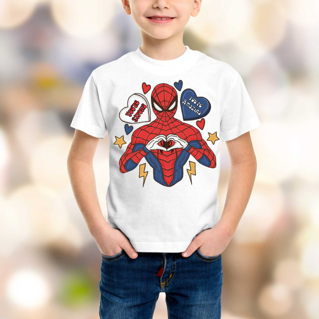 Spider Man Heart Hands DTF Print – Harris Homespun